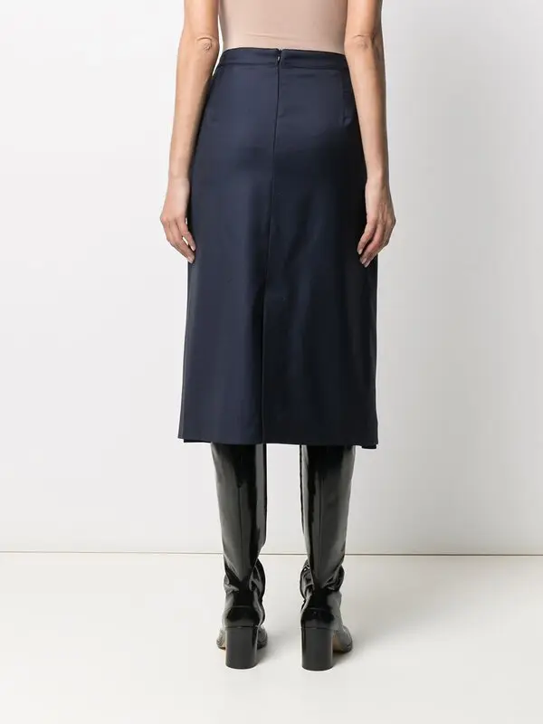 Vetements Double-buttoned A-line Skirt