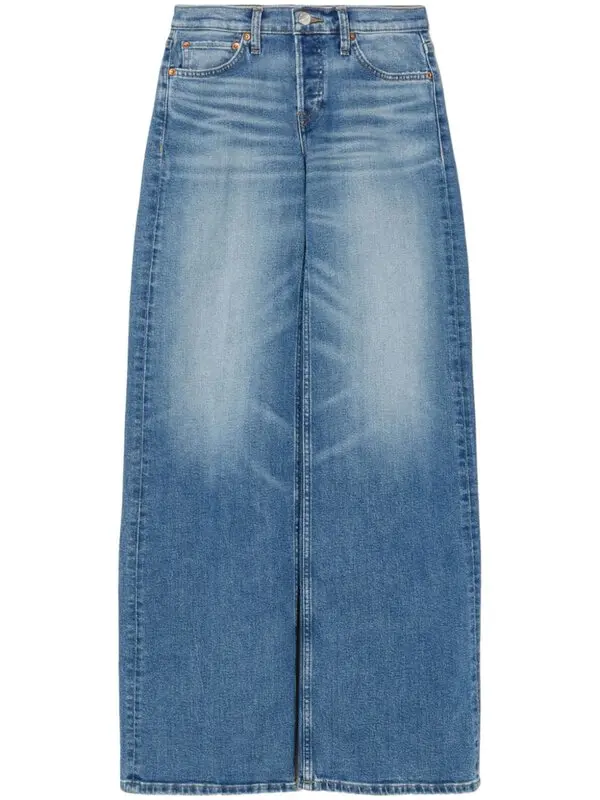 RE/DONE Mid-rise Wide-leg Jeans - Blue