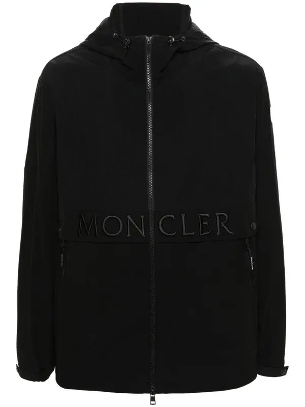 Moncler Joly Logo-embroidered Hooded Jacket