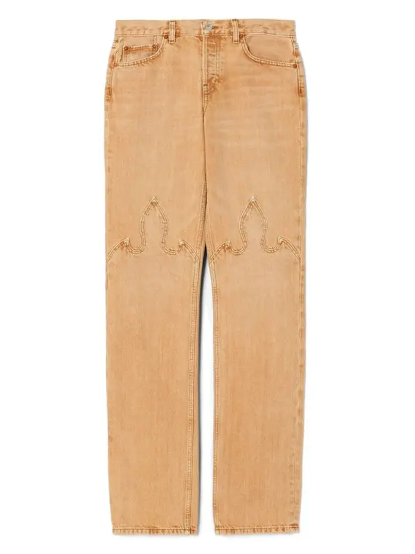 RE/DONE Panelled Straight-leg Jeans