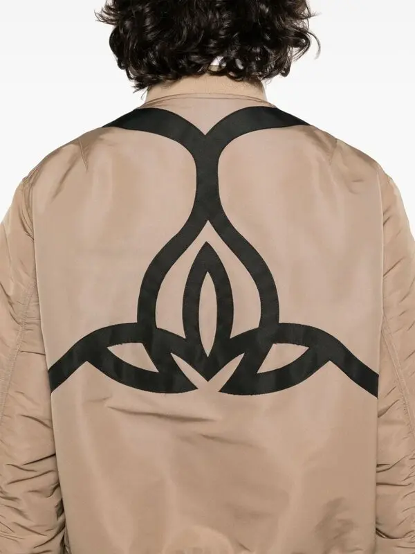 Alexander McQueen Contrasting-panel Bomber Jacket