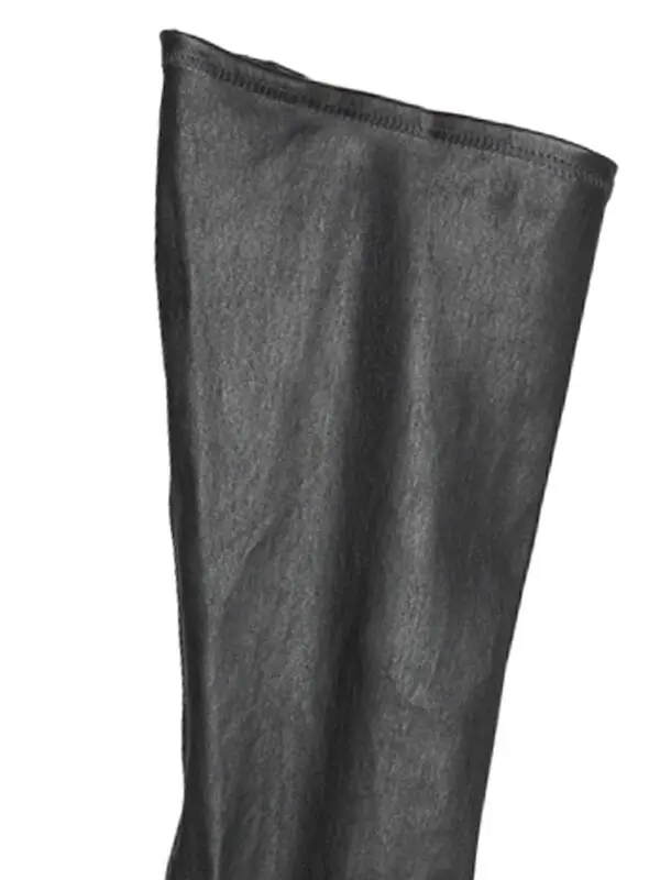 Rick Owens Thigh-high Leather Boots - Black
