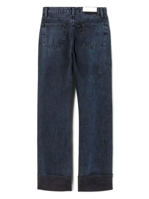 RE/DONE High-rise Straight-leg Jeans