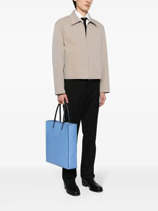 Smythson Kingly Tote Bag - Blue
