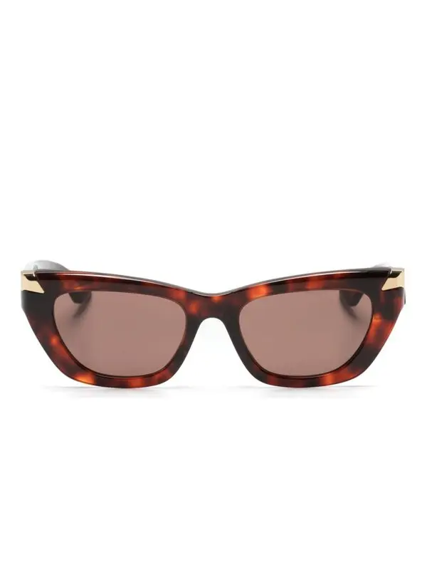 Alexander McQueen Cat-eye Sunglasses - Brown