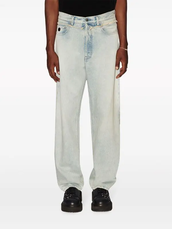 AMBUSH Frayed Straight-leg Jeans