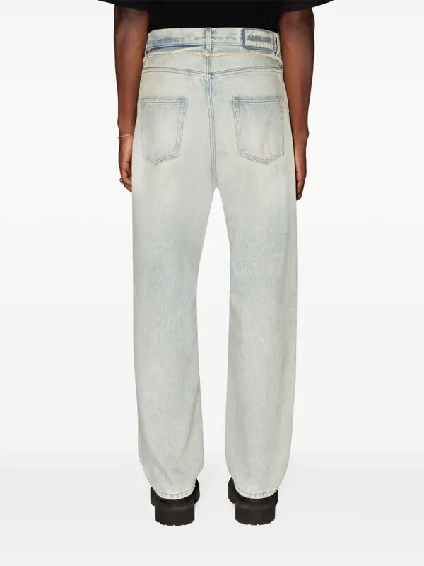 AMBUSH Frayed Straight-leg Jeans