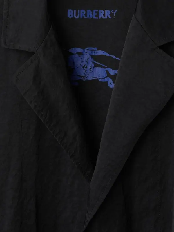 Burberry Single-breasted Crinkled Blazer