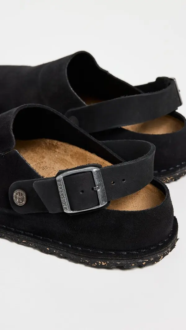 BIRKENSTOCK Lutry Premium Suede Clogs