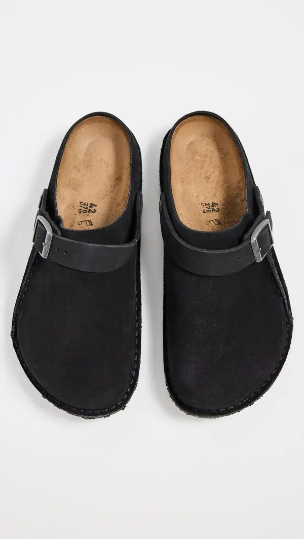 BIRKENSTOCK Lutry Premium Suede Clogs