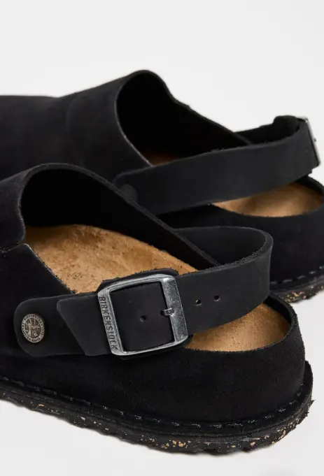BIRKENSTOCK Lutry Premium Suede Clogs