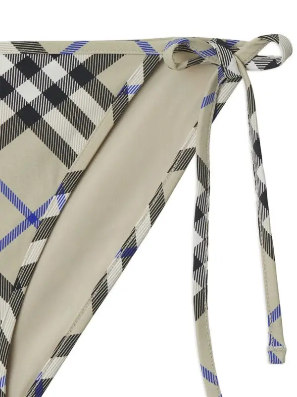 Burberry Vintage Check Bikini Bottom - Neutrals