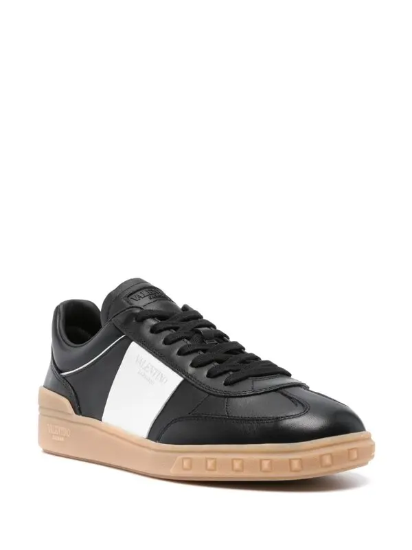 Valentino Garavani Upvillage Leather Sneakers - Black