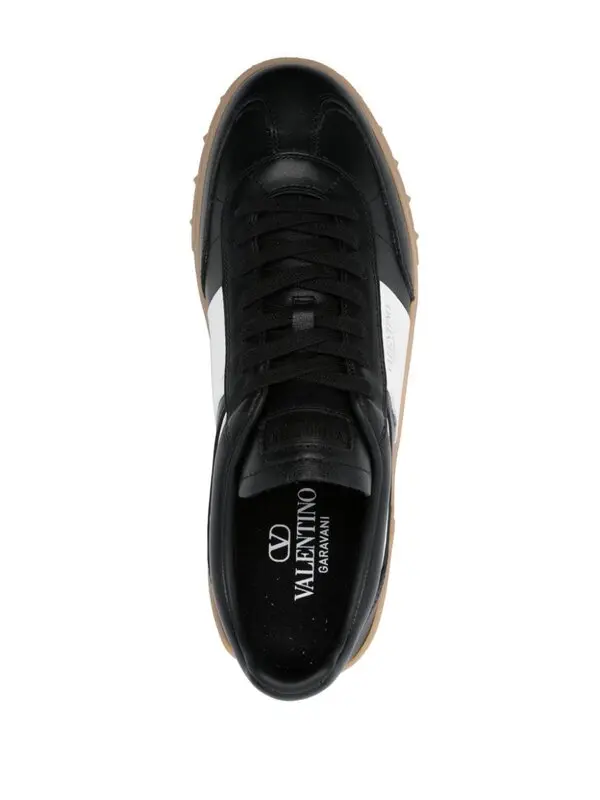 Valentino Garavani Upvillage Leather Sneakers - Black