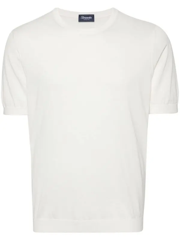 DRUMOHR Fine-knit T-shirt - White