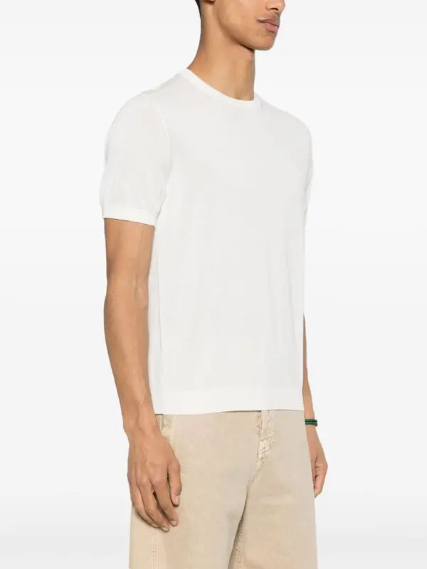 DRUMOHR Fine-knit T-shirt - White