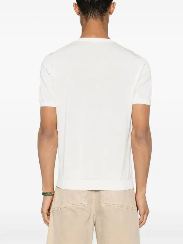 DRUMOHR Fine-knit T-shirt - White