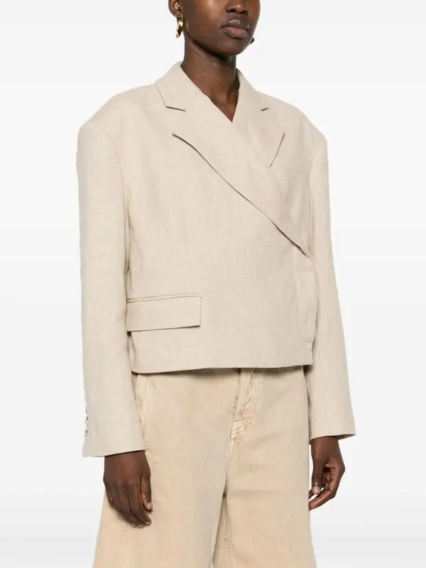 Remain Birger Christensen Cropped Wrap Blazer