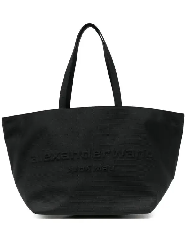 Alexander Wang Logo-embossed Tote Bag - Black