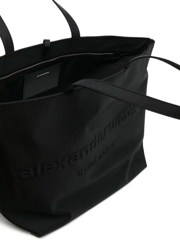 Alexander Wang Logo-embossed Tote Bag - Black