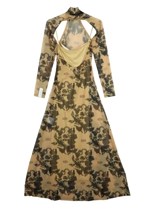 Rokh Floral-print Dress