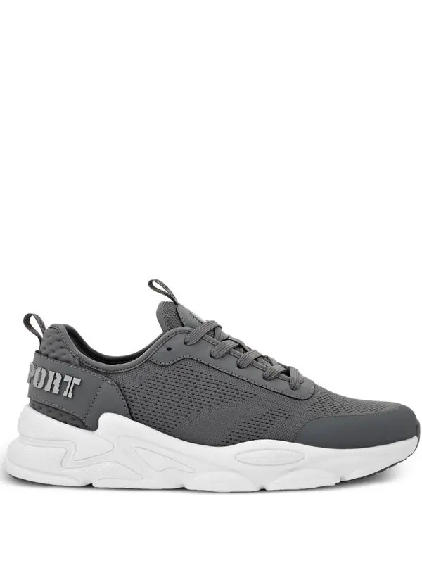 PLEIN SPORT Logo-embellished Low-top Sneakers