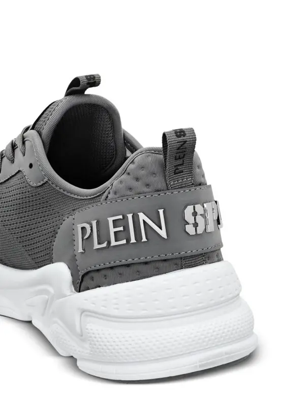 PLEIN SPORT Logo-embellished Low-top Sneakers