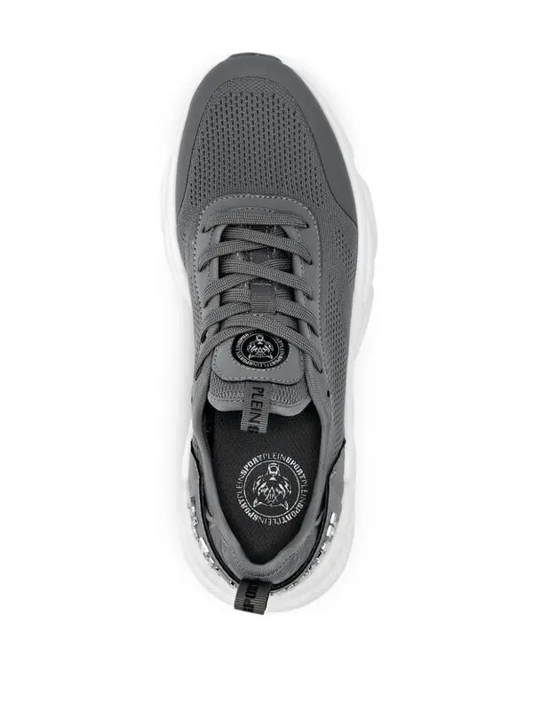 PLEIN SPORT Logo-embellished Low-top Sneakers