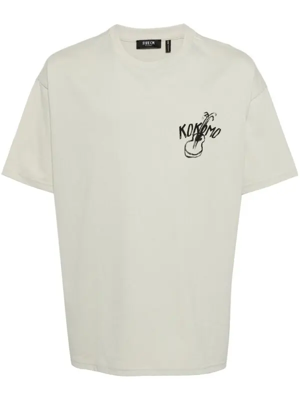 FIVE CM Graphic-print Cotton T-shirt