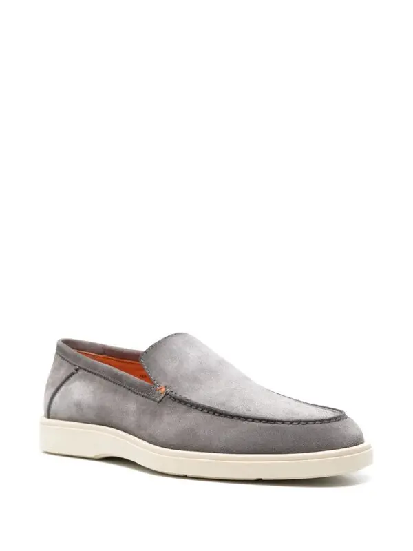 Santoni Gradient-effect Suede Loafers
