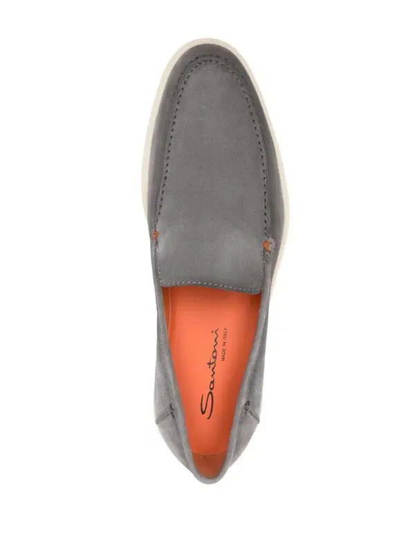 Santoni Gradient-effect Suede Loafers