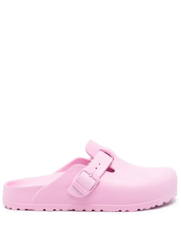 BIRKENSTOCK Boston Flat Mules - Pink