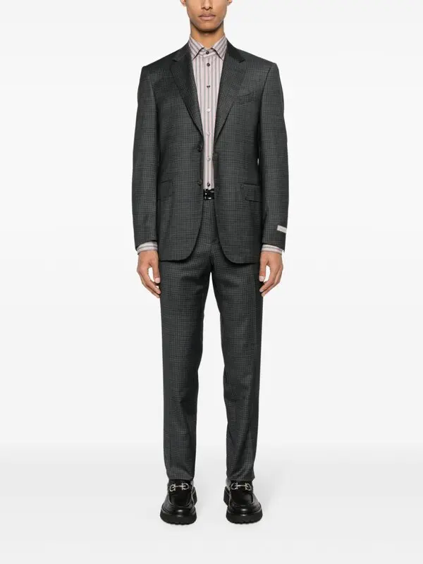 Etro Pegaso-embroidered Striped Shirt