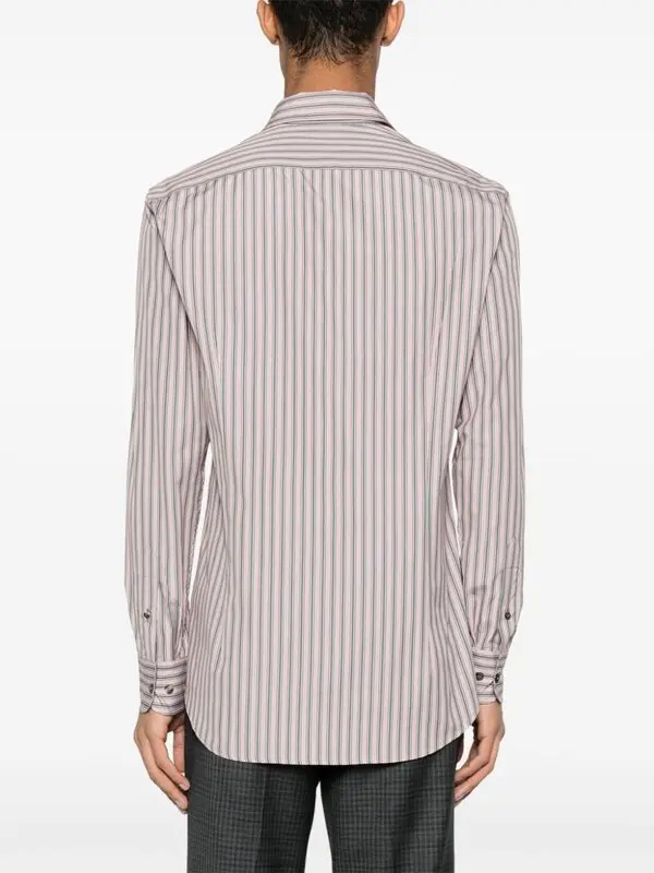 Etro Pegaso-embroidered Striped Shirt