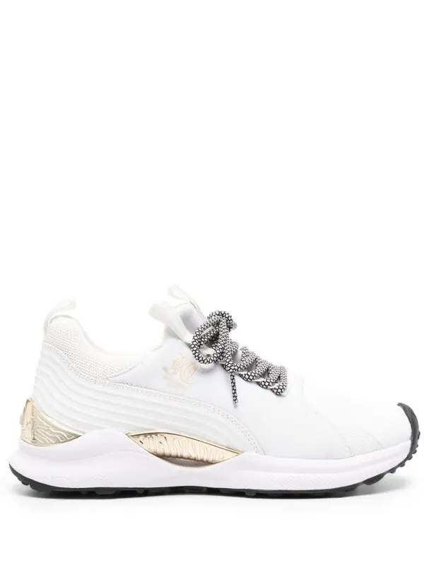 Just Cavalli Logo-print Lace-up Sneakers - White
