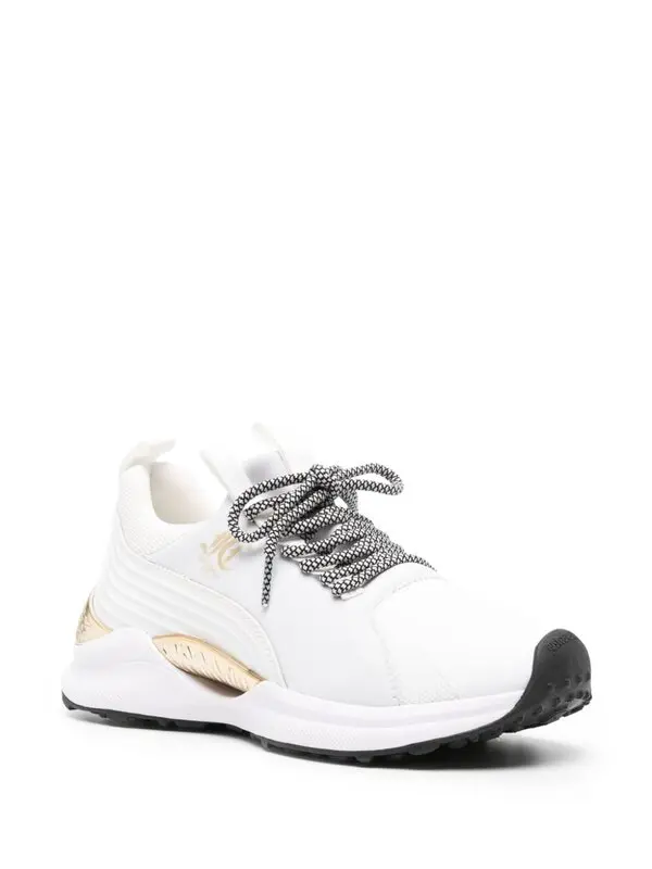Just Cavalli Logo-print Lace-up Sneakers - White