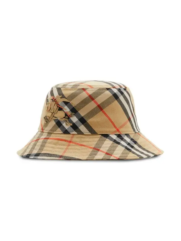 Burberry Vintage Check Bucket Hat - Neutrals