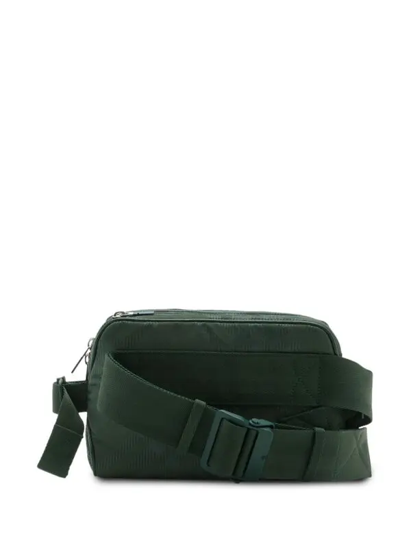 Burberry Check-jacquard Belt Bag - Green