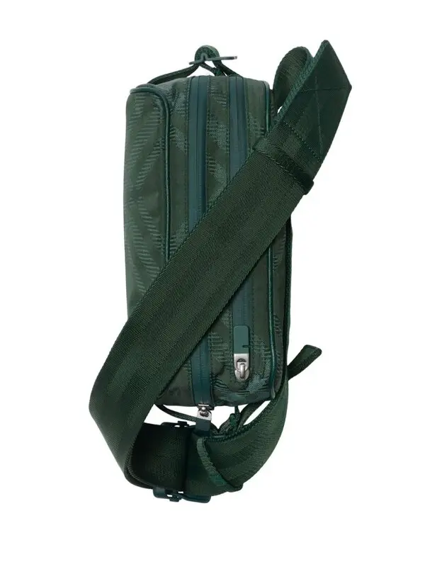 Burberry Check-jacquard Belt Bag - Green