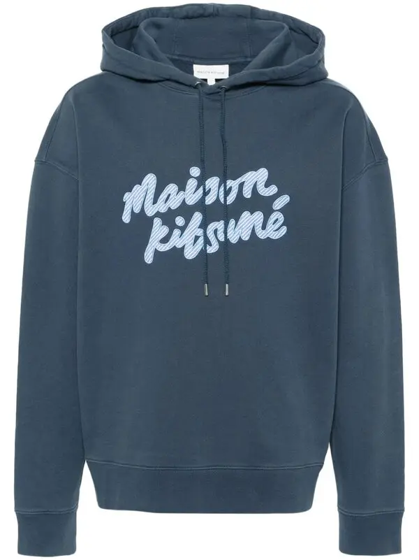 Maison Kitsuné Logo Patch Cotton Hoodie
