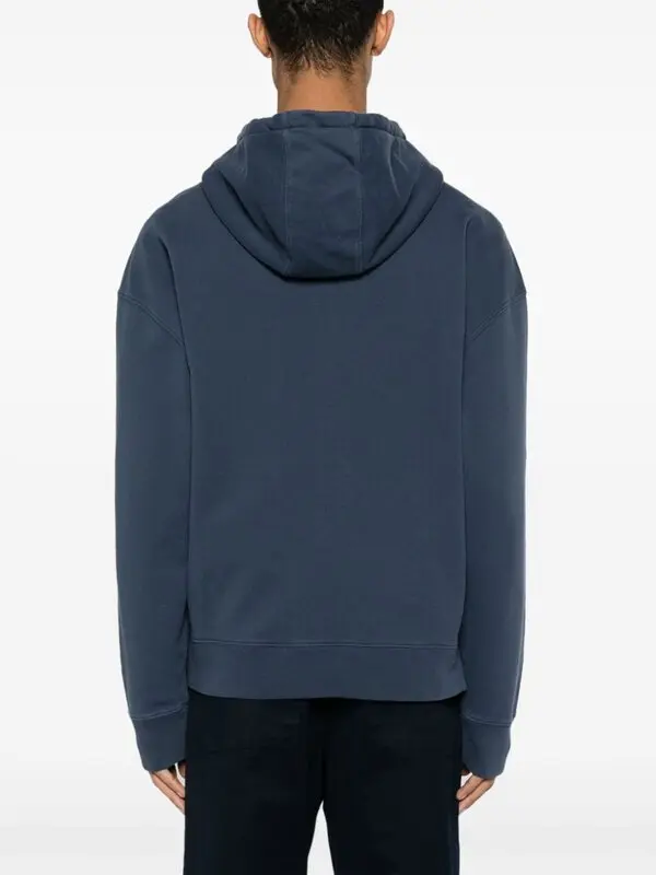 Maison Kitsuné Logo Patch Cotton Hoodie