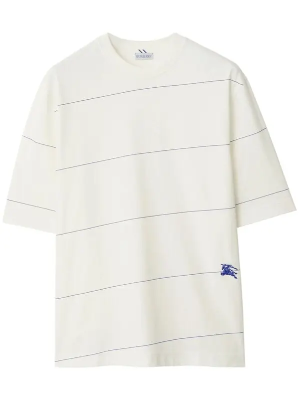 Burberry Striped Cotton T-shirt