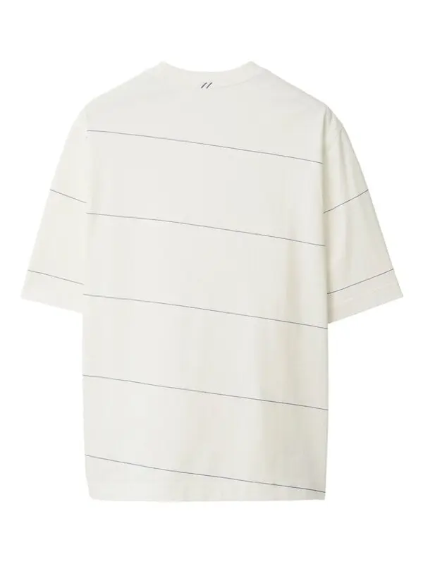 Burberry Striped Cotton T-shirt