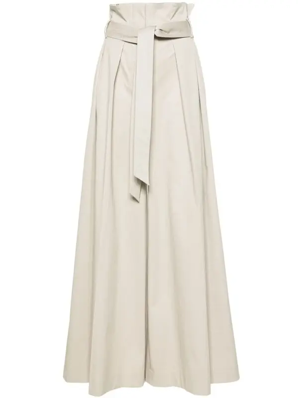 Moschino Belted Wide-leg Trousers