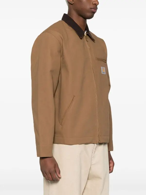 Carhartt Work In Progress Detroit Canvas Jacket - Brown