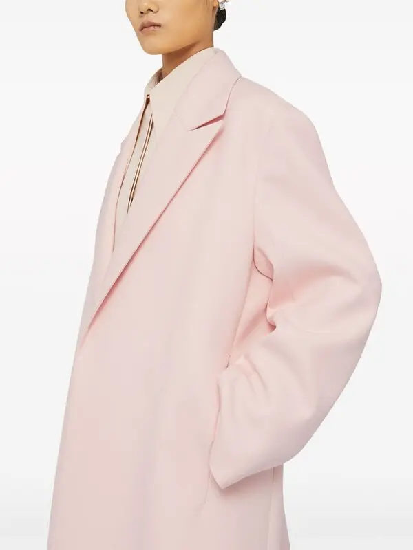 JIL SANDER Belted Peak-lapel Coat
