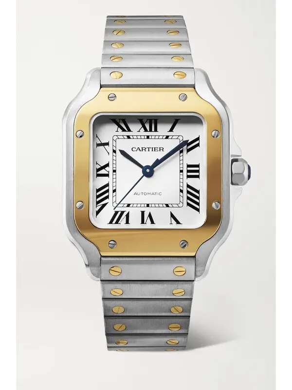Cartier Santos De Gold Watch