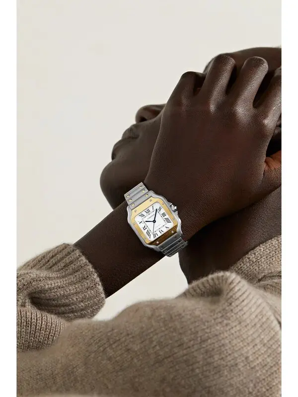Cartier Santos De Gold Watch