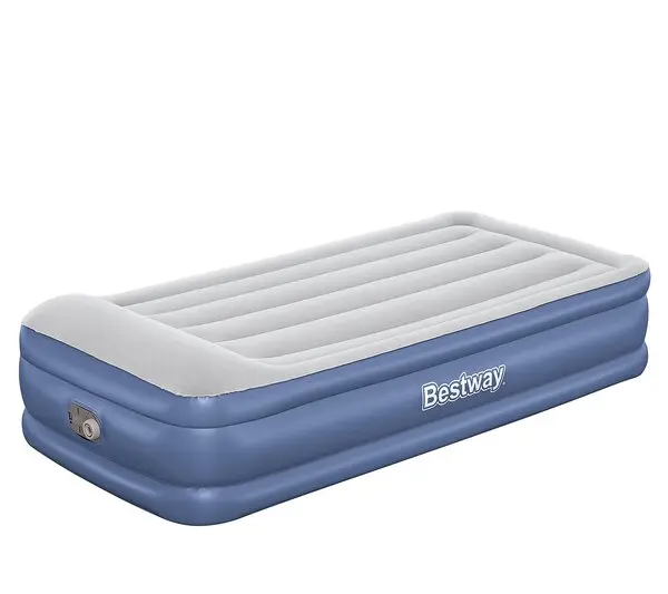 BESTWAY Tritech Air Mattress, Twin 18' Built-in Ac Pump - One-color