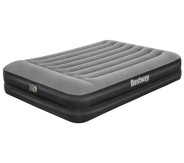 BESTWAY Tritech Air Mattress, Queen 18', Built- In Ac Pump - One-color